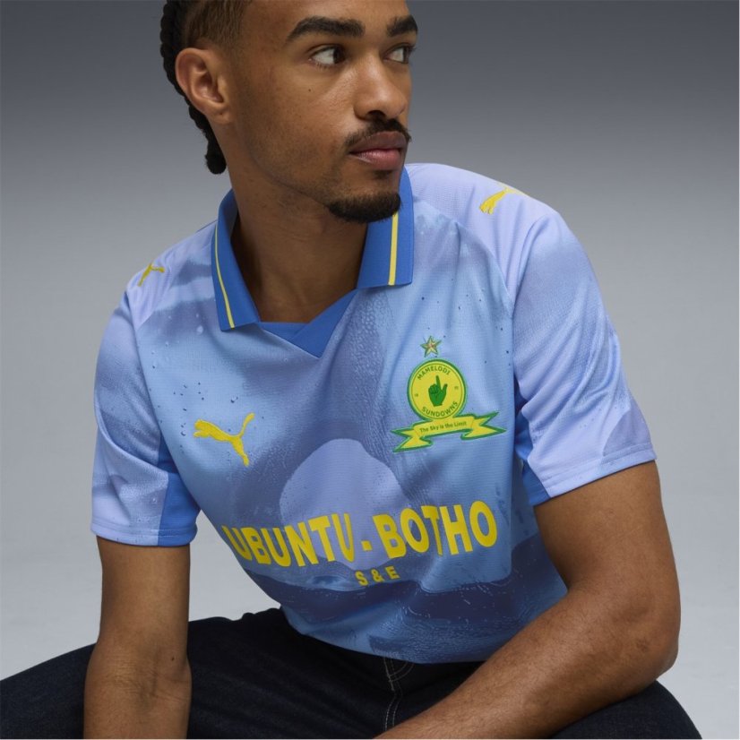 Puma x KidsSuper Mamelodi Sundowns Away Shirt 2025 2026 Adults Lavender ...