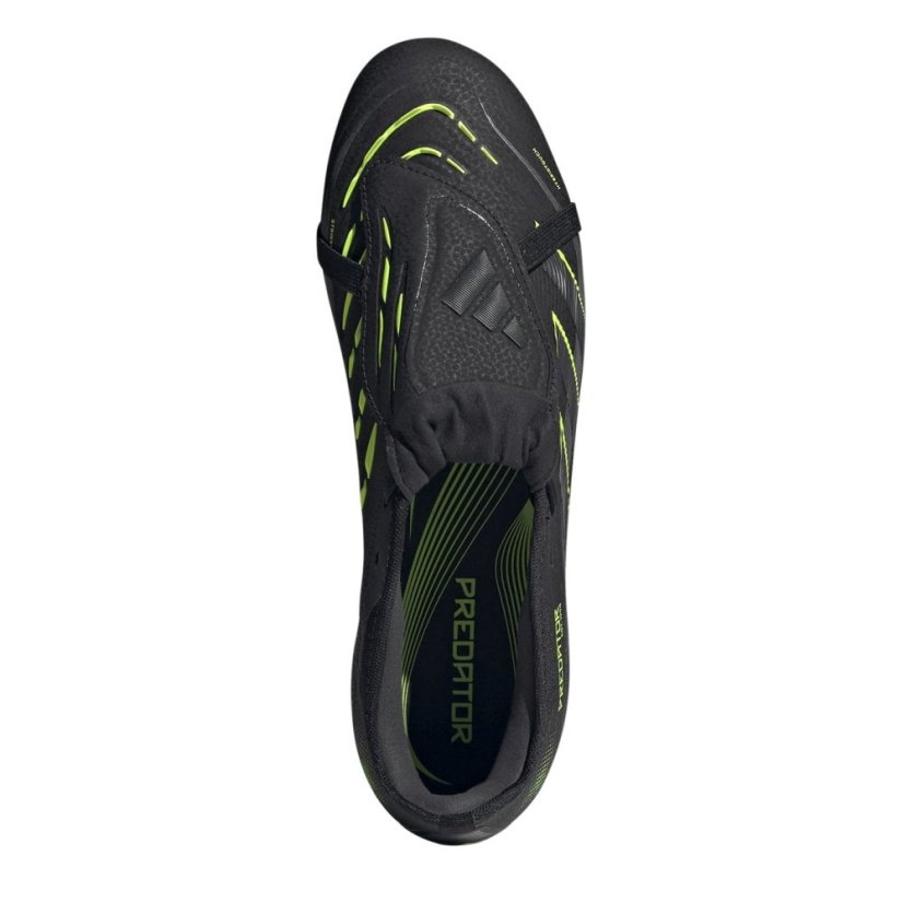 adidas Predator Pro Fold-Over Tongue Firm Ground Football Boots Black ...
