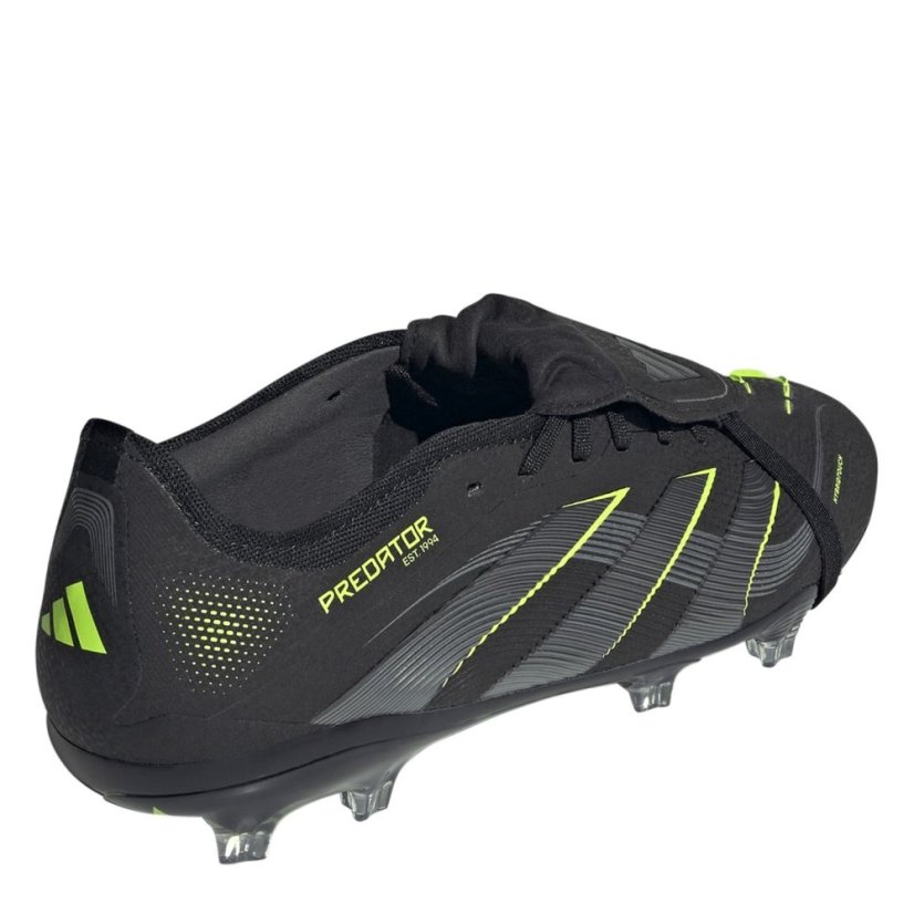 adidas Predator Pro Fold-Over Tongue Firm Ground Football Boots Black ...